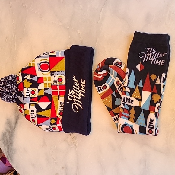Accessories | Miller Lite Tis Miller Time Beanie Hat With Pom And A ...